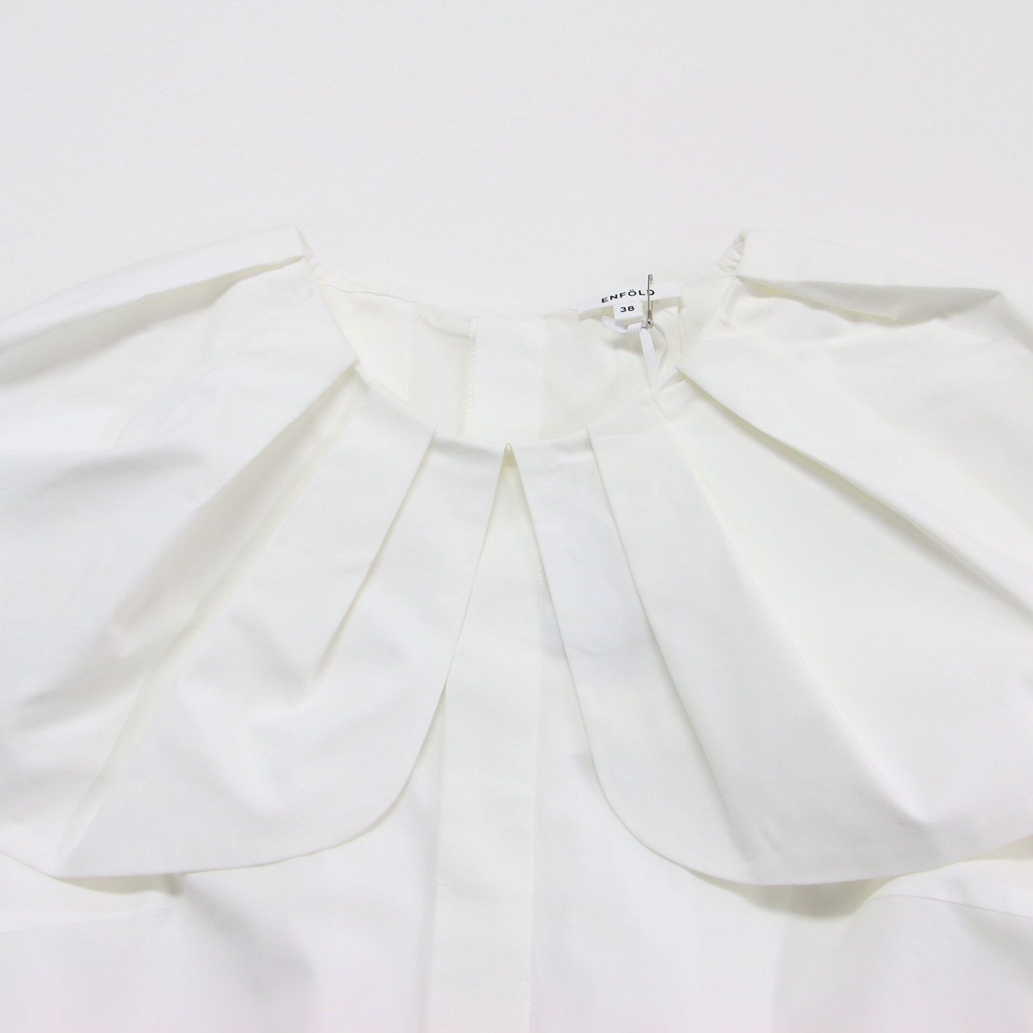 ENFOLD エンフォルド ブラウス ホワイト 白 サイズ:38(M) | 21春夏