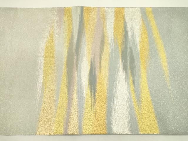 平和屋着物○綴れ 太鼓柄袋帯 霞文 金銀糸 やまと誂製 正絹 逸品