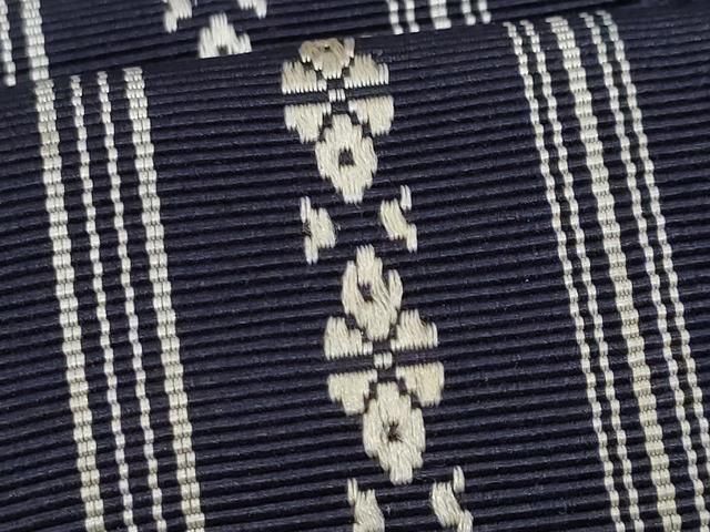 平和屋着物◎男性 本場筑前博多織 角帯 献上 正絹 逸品 CAAZ4752fb