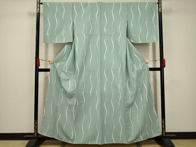 平和屋着物□小紋 よろけ縞 洗える着物 AABC5246sx - メルカリ