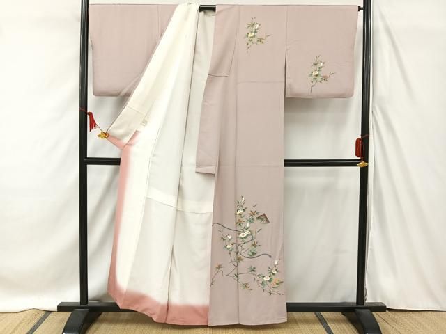 平和屋着物□訪問着 草花文 金彩 正絹 逸品 AABC3129uw - メルカリ