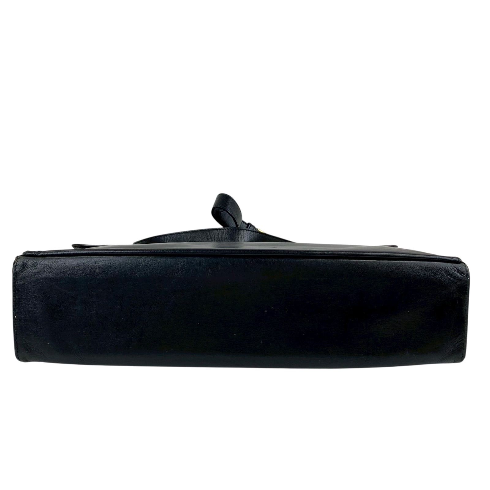 【B4081】GOLD PFEIL ゴールドファイル ショルダーバッグ ブリーフケース 2way レザー ブラック ビジネス 黒 メンズ - メルカリ