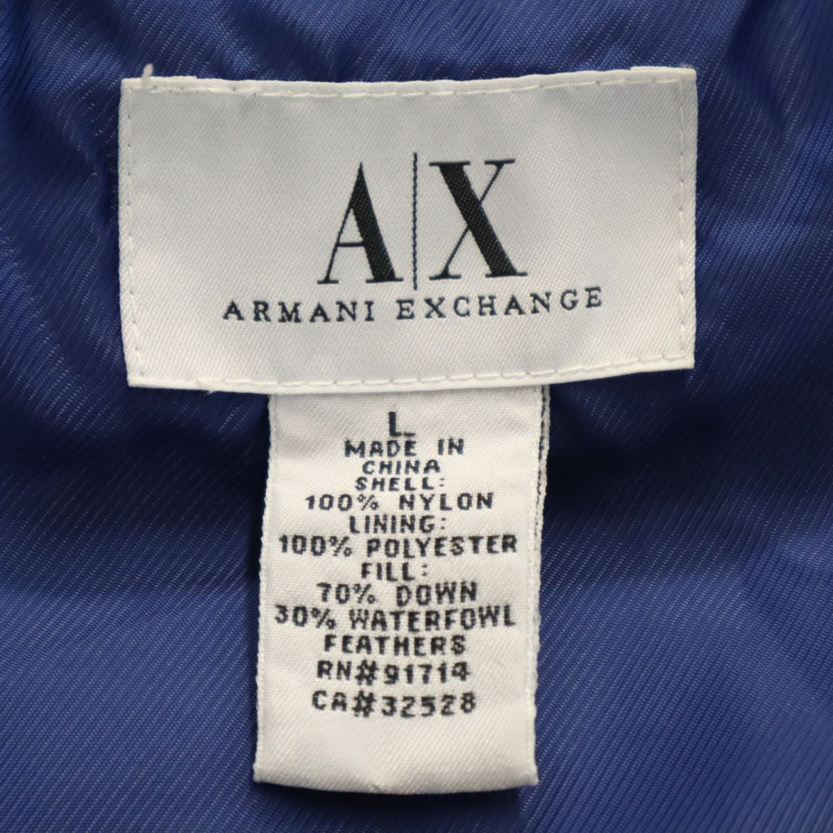 ARMANI EXCHANGE アルマーニエクスチェンジ 90s オールド ダウン