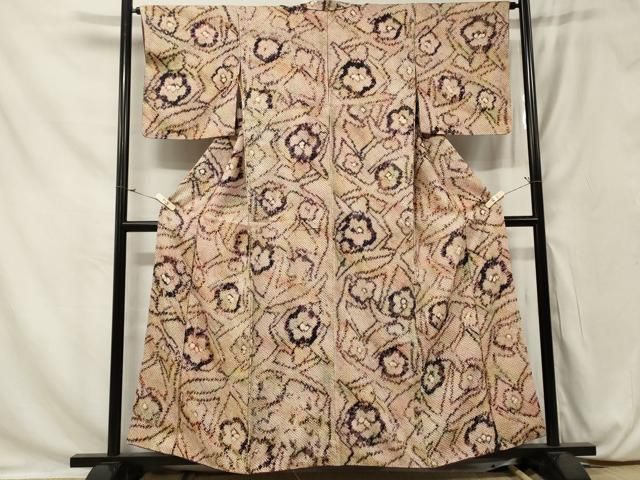 平和屋着物□上質な小紋 総絞り 枝花文 正絹 逸品 CAAZ7602in - メルカリ