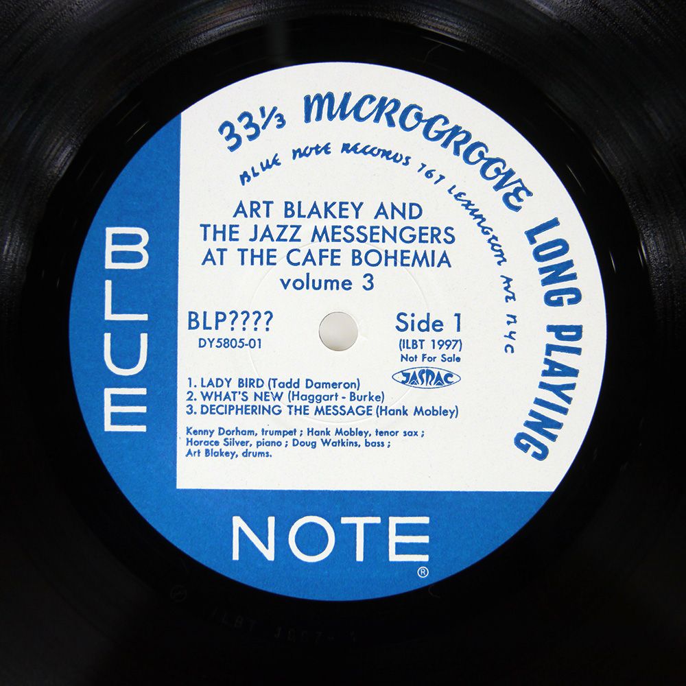 国内盤 ART BLAKEY/AT THE CAFE BOHEMIA VOLUM/BLUE NOTE DY580501 LP - メルカリ