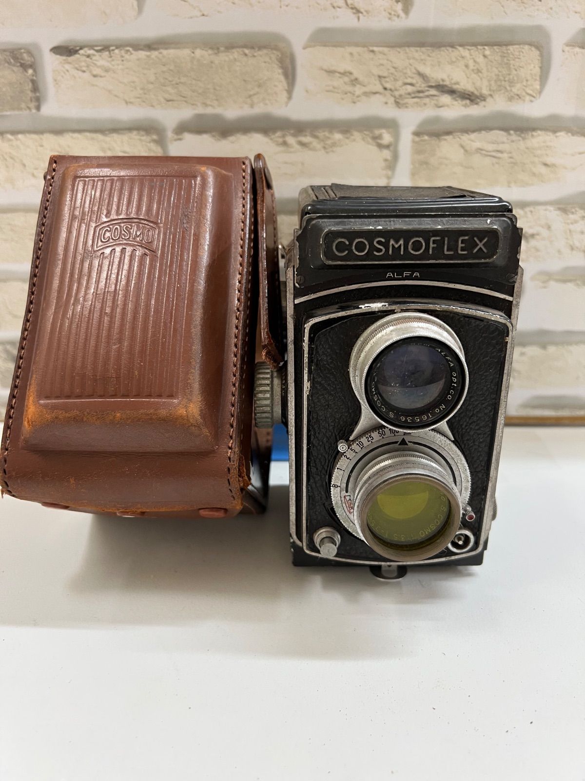 【O7-55】 COSMO 二眼レフカメラ COSMO FLEX レトロ アンティーク ジャンク 中古 - メルカリ
