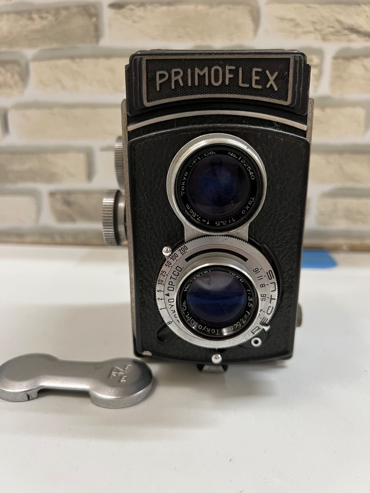 【O7-56】 PRIMOFLEX 二眼レフカメラ レトロ アンティーク ジャンク 中古 - メルカリ