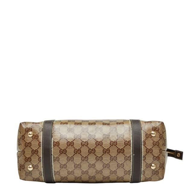 中古 グッチ GGクリスタル アビー トートバッグ 141470 ベージュ