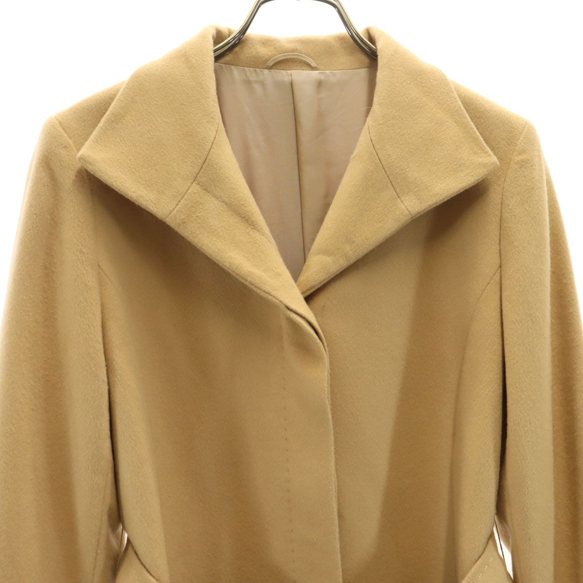 ANAYI アナイ 日本製 カシミヤブレンド ロングコート 38 ベージュ