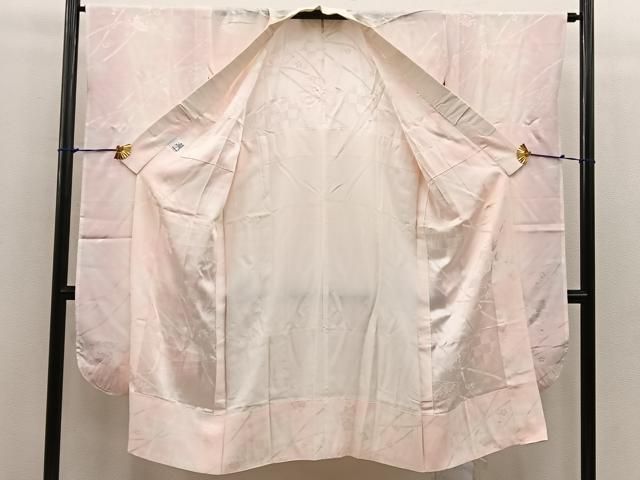 平和屋着物○長襦袢 単衣 ほたる地紋 生成り色 大丸扱い 正絹 逸品