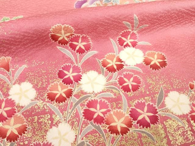 平和屋着物○豪華振袖 鳳凰花文 暈し染め 金銀彩 鈴乃屋扱い