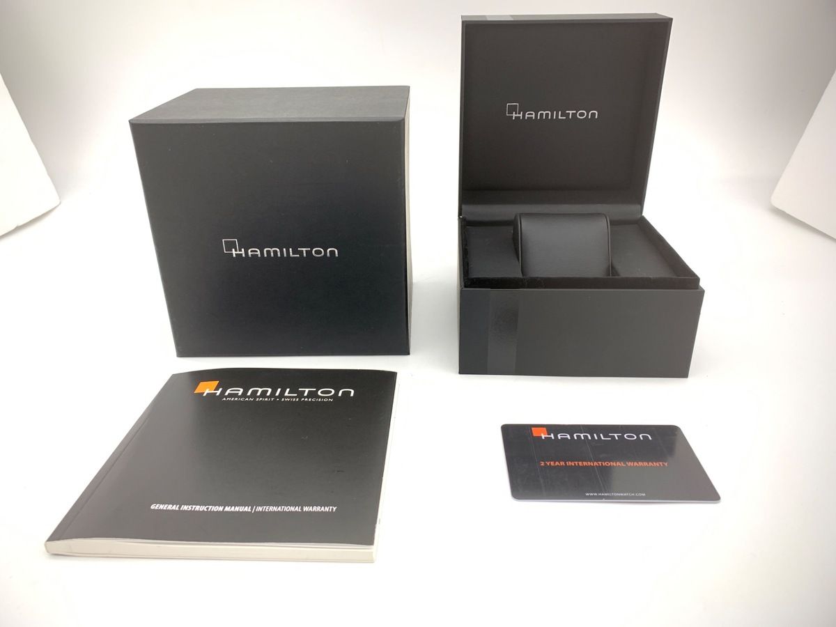 【中古】 【美品】 ハミルトン カーキ フィールド ブラック H69809730 ステンレススティール メカニカルリミテッドエディション 世界 ...