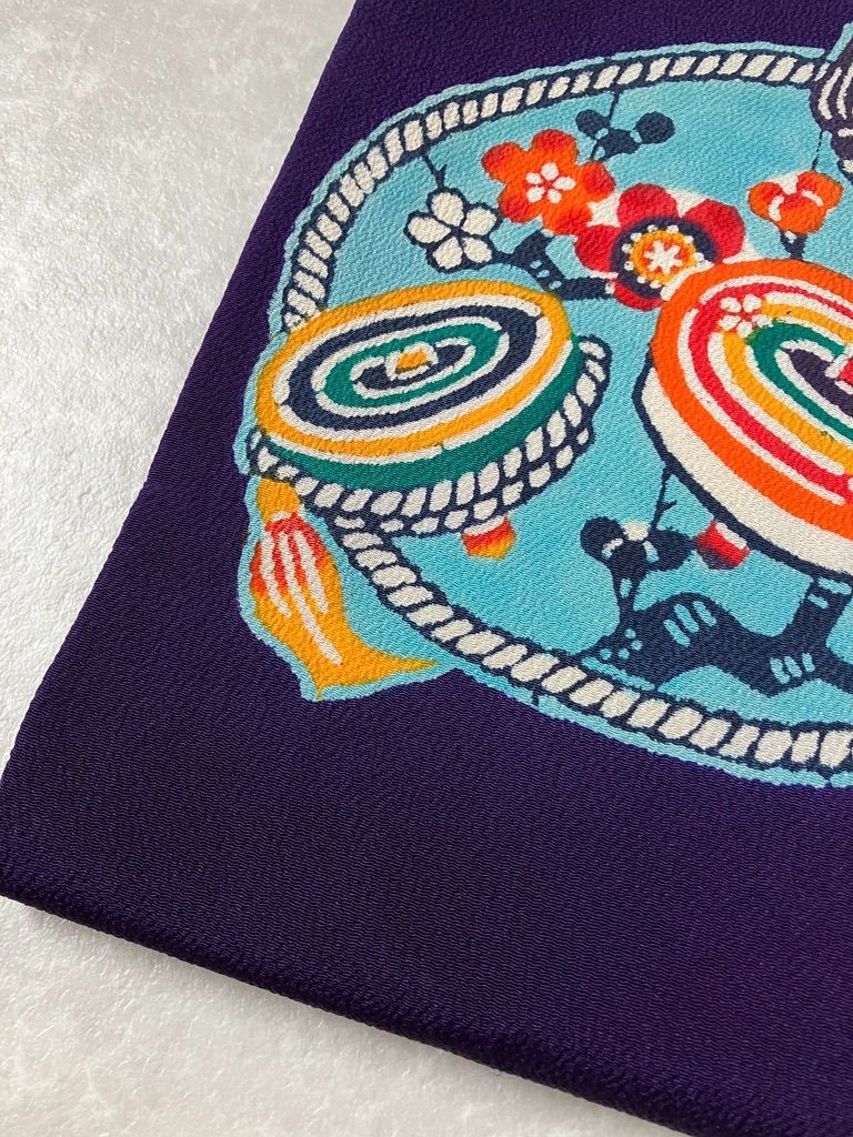 平和屋着物○龍村美術織物 九寸開き名古屋帯 葡萄唐草文錦 金糸 正絹