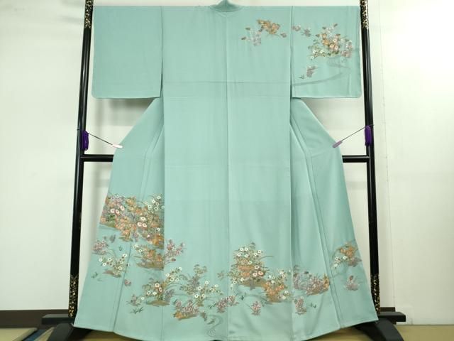 平和屋着物■極上　訪問着　流水文　暈し染め　金糸　逸品　未使用　DZAB1397kh5 平和屋着物□極上 訪問着 流水文 暈し染め 金糸 逸品 未使用