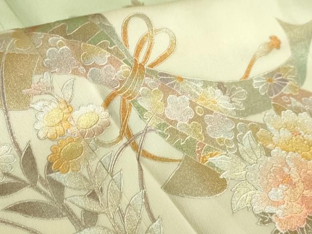 平和屋着物□極上 金彩友禅 卓越技能者・名工・和田光正 訪問着 束ね