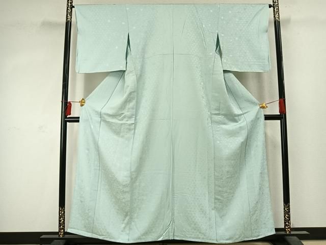 平和屋着物□極上 色無地 仕覆地紋 鈍色 逸品 未使用 DZAB1691kh5