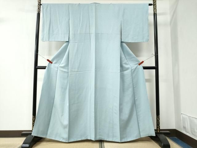 平和屋着物○上質な色無地 紋意匠 白藍色 正絹 逸品 CAAZ3150yc - メルカリ