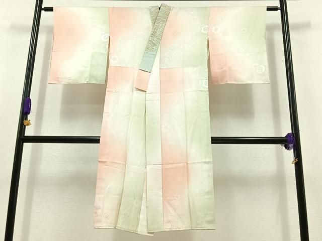 平和屋着物○淳和庵富正作 長襦袢 無双仕立て 十二支 反端