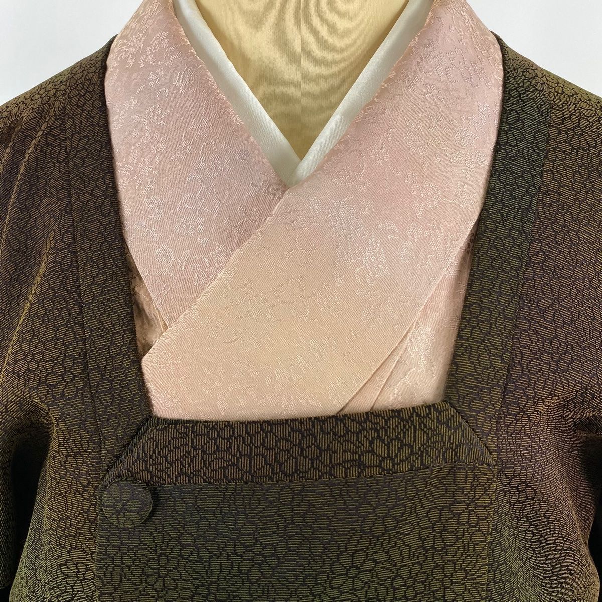 平和屋着物□極上 道中着 ロング丈 洛遊庵 間道 逸品 DZAB0845kh5