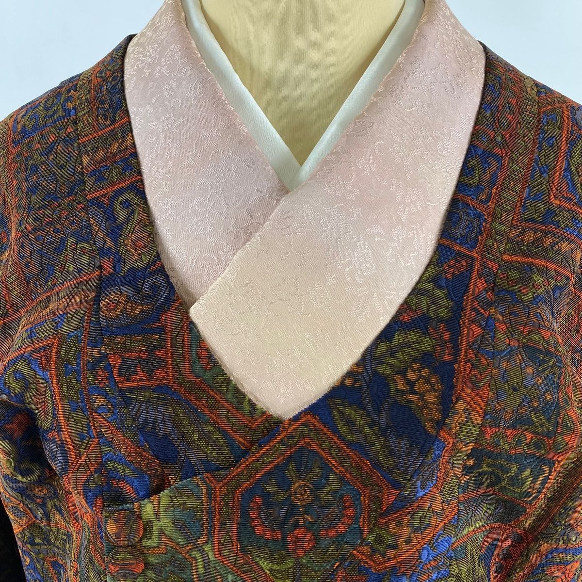 平和屋着物□極上 道中着 ロング丈 洛遊庵 間道 逸品 DZAB0845kh5 平和