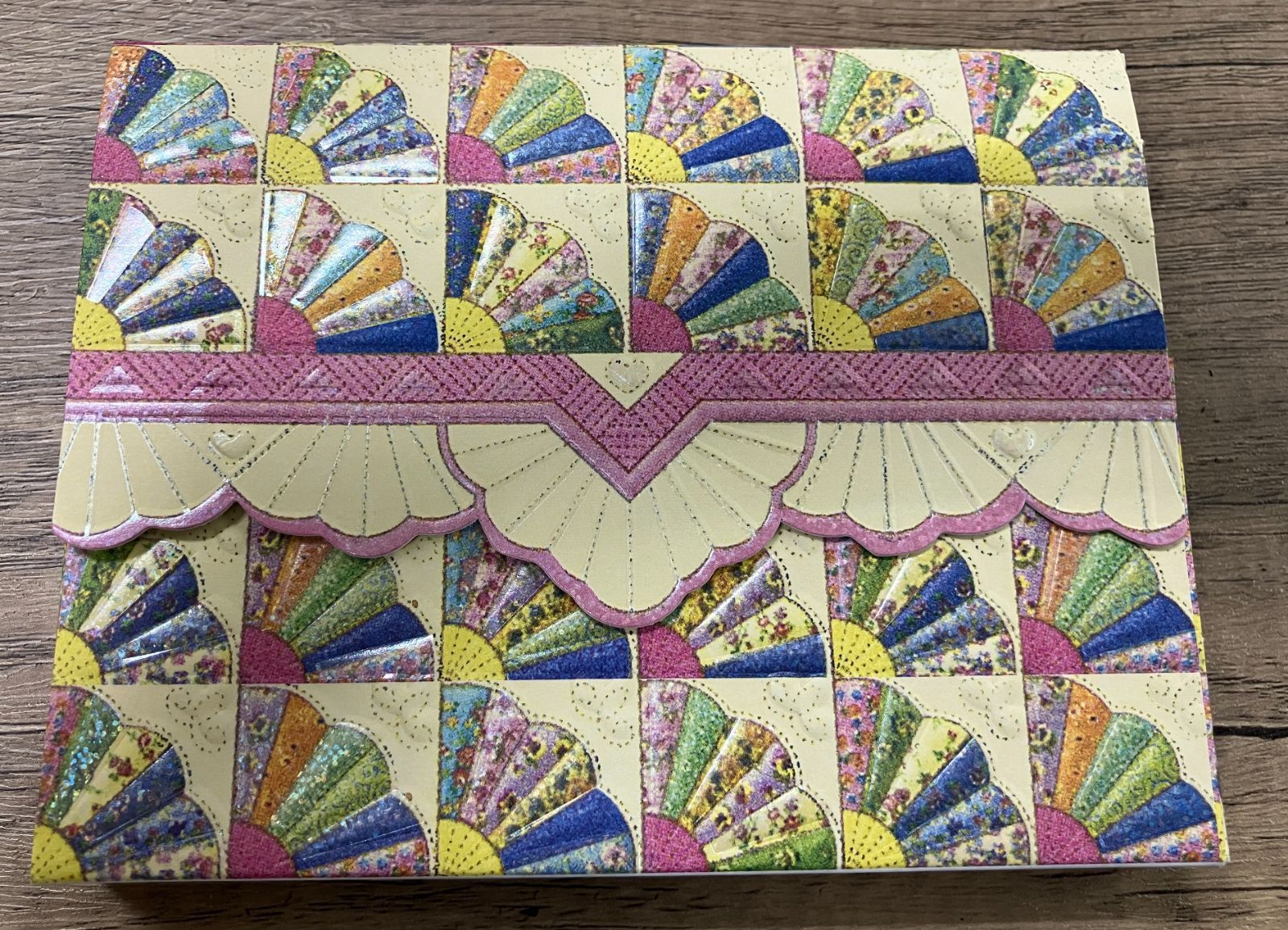 Carol Wilson BOX入りカード（10枚入り）Fan Quilt - メルカリ