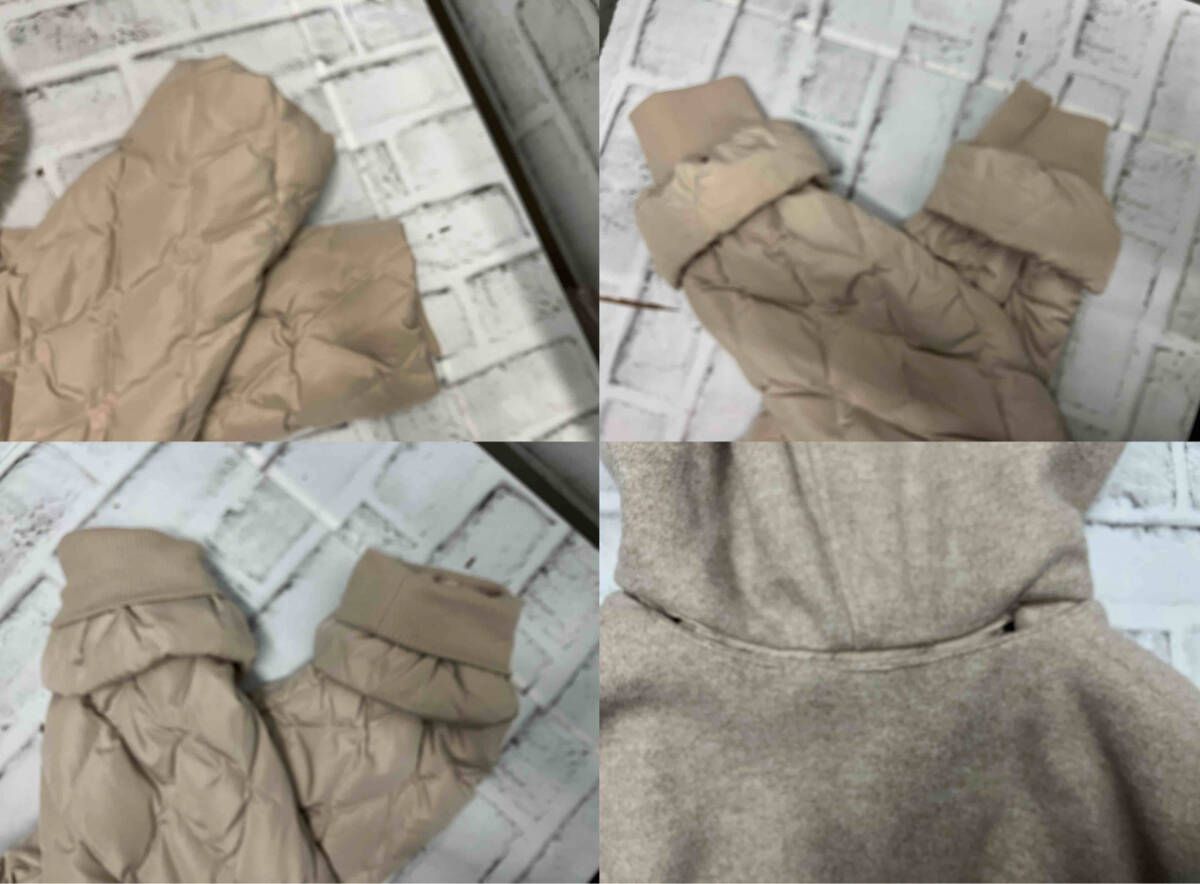 MAYSON GREY ／ メイソングレイ ／ FOXファ-ロングダウン ／ ダウンコ-ト ／ サイズM ／ ベージュ - メルカリ