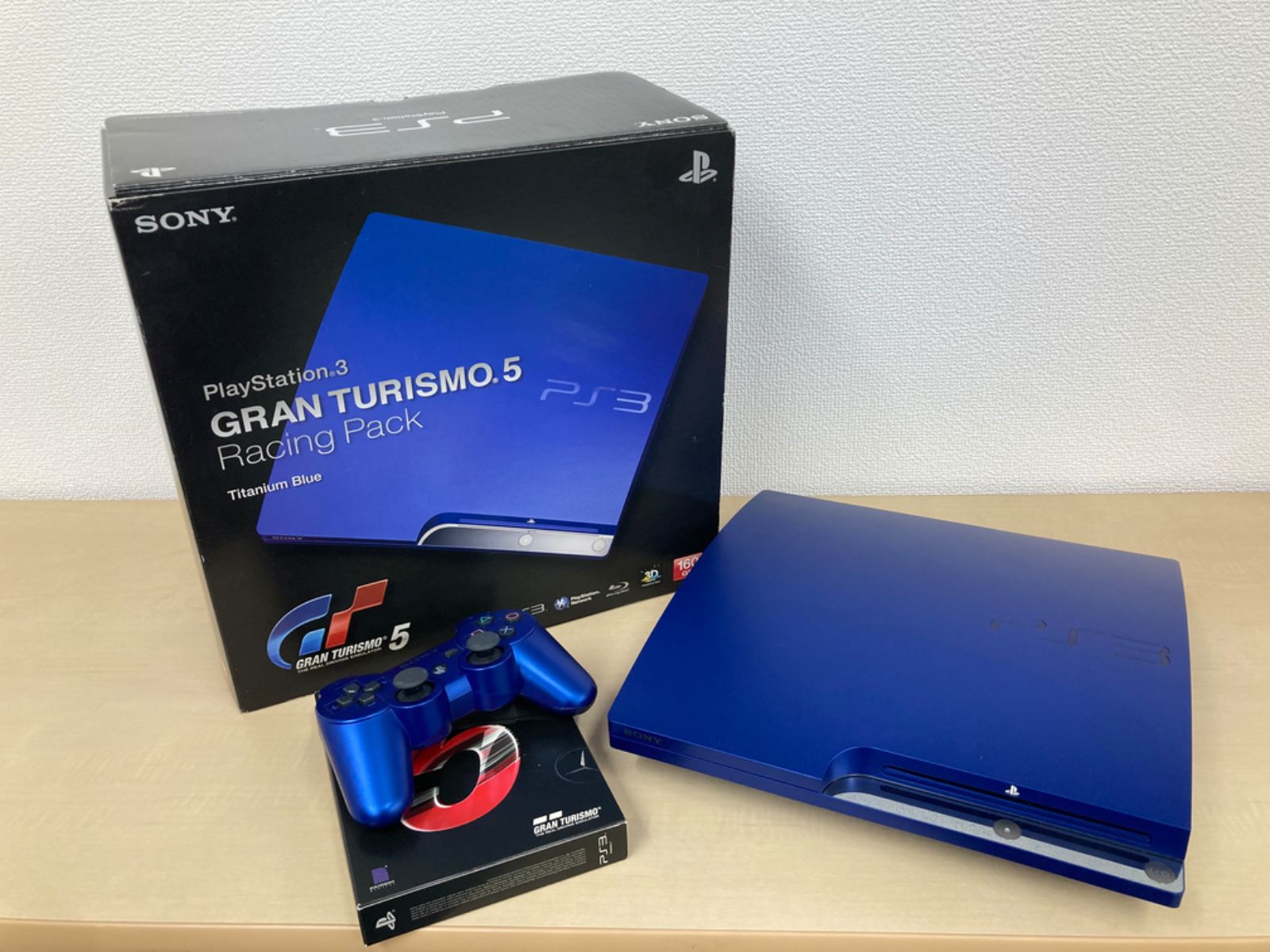 欠品あり プレイステーション3 グランツーリスモ5 レーシングパック タイタニウムブルー PlayStation3 GRAN TURISMO5 ...