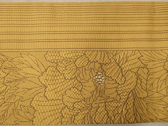 平和屋着物◎本場筑前博多織 八寸名古屋帯 花間道 正絹 逸品