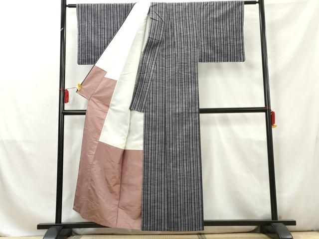 平和屋着物□上質な紬 縞 正絹 逸品 AABC9623cs - メルカリ