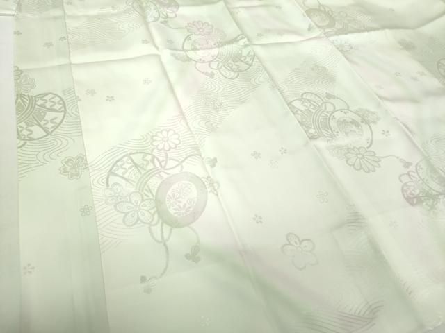 平和屋着物●上質な長襦袢　袷　鼓花地紋　暈し染め　正絹　逸品　未使用　DAAZ0705ps 平和屋着物○上質な長襦袢 袷 鼓花地紋 暈し染め 正絹 逸品 未使用