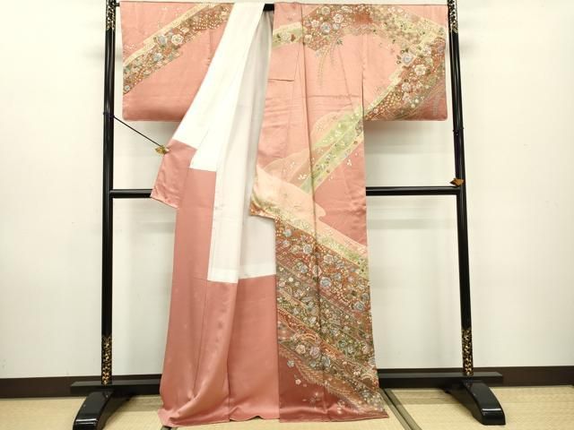 平和屋着物○訪問着 作家物 手描き 童子遊び 暈し染 正絹 逸品