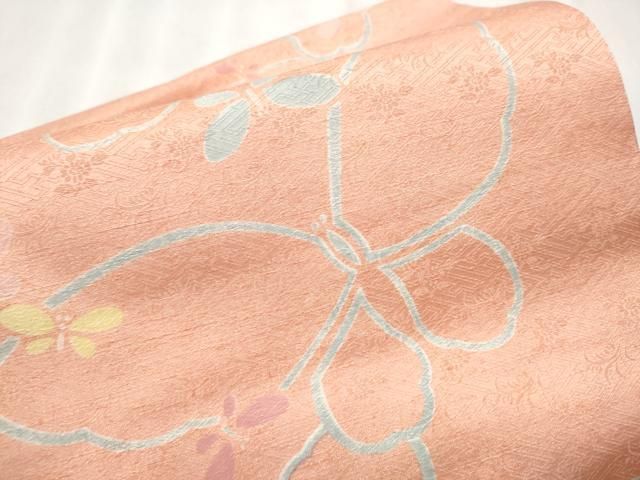 平和屋着物○つけ帯 人気 舞蝶文 正絹 逸品 CABA1107hy 平和屋着物