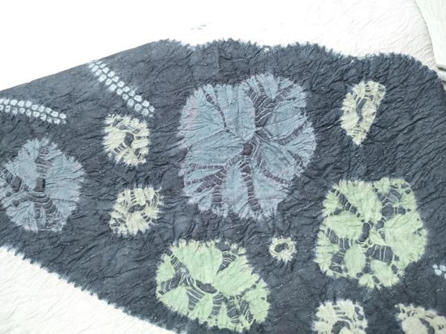 平和屋着物●つけ帯　絞り　舞花文　銀通し地　正絹　逸品　CABA0957hy 平和屋着物○つけ帯 絞り 舞花文 銀通し地 正絹 逸品 CABA0957hy