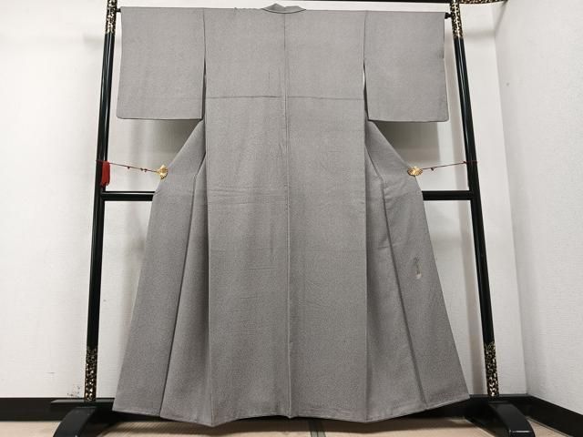 平和屋着物○江戸小紋 作家物 極小鮫小紋柄 正絹 逸品 AABC9295ph