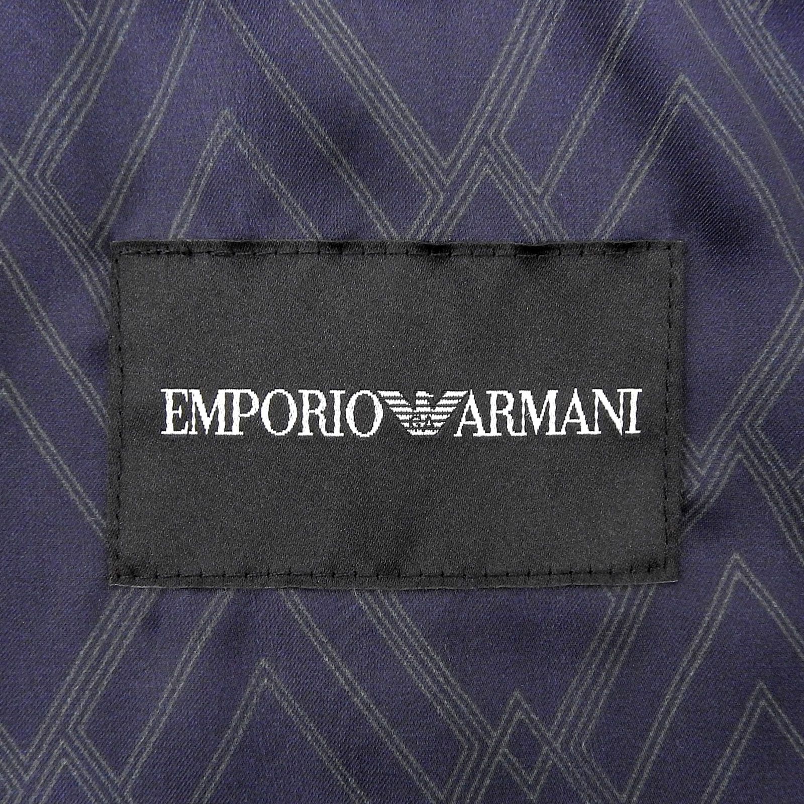 美品△EMPORIO ARMANI エンポリオ アルマーニ Z1R330 Z1842 ベロア W