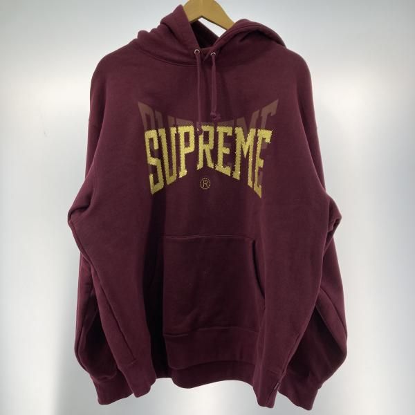 中古】Supreme 22FW Rhinestone Shadow Hooded Sweatshirt サイズXL