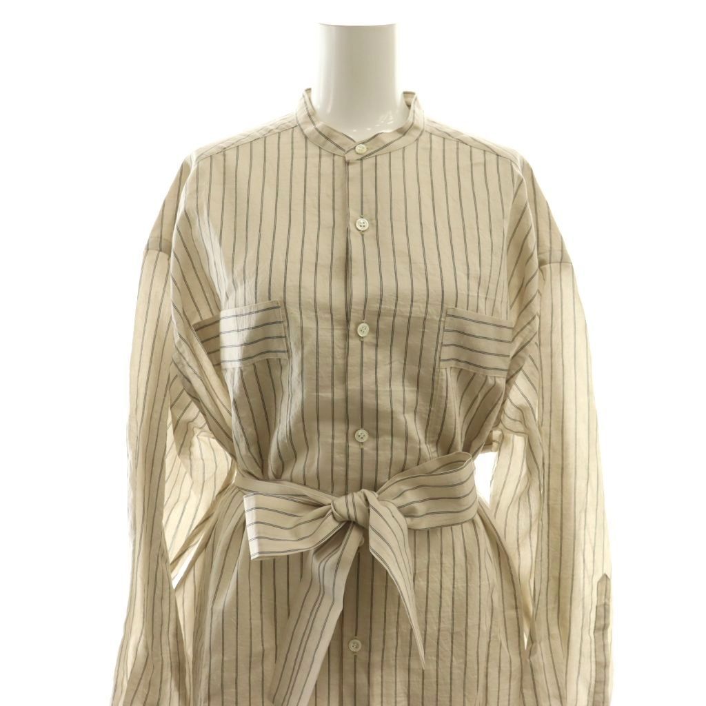 ティヤマイ t.yamai パリ 25SS セルロースストライプロングワンピース