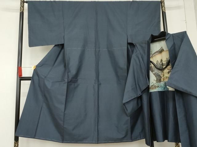 平和屋着物●男性　本場村山大島紬　アンサンブル　亀甲絣　正絹　逸品　未使用　AABC5076zg 平和屋着物○男性 本場村山大島紬 アンサンブル 亀甲絣 正絹 逸品