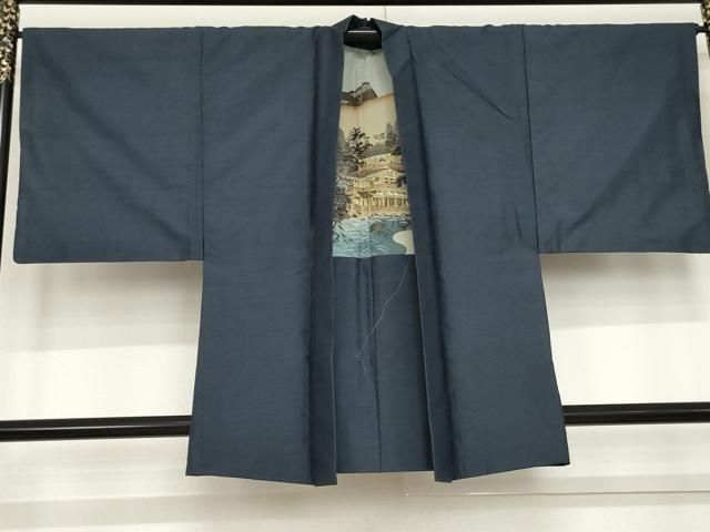 平和屋着物○男性 本場村山大島紬 アンサンブル 亀甲絣 正絹 逸品