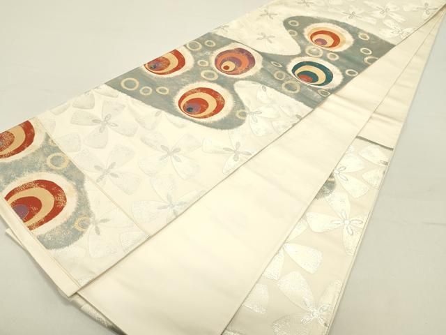 平和屋着物○六通柄袋帯 不知火 金銀糸 正絹 逸品 DAAY0453ob