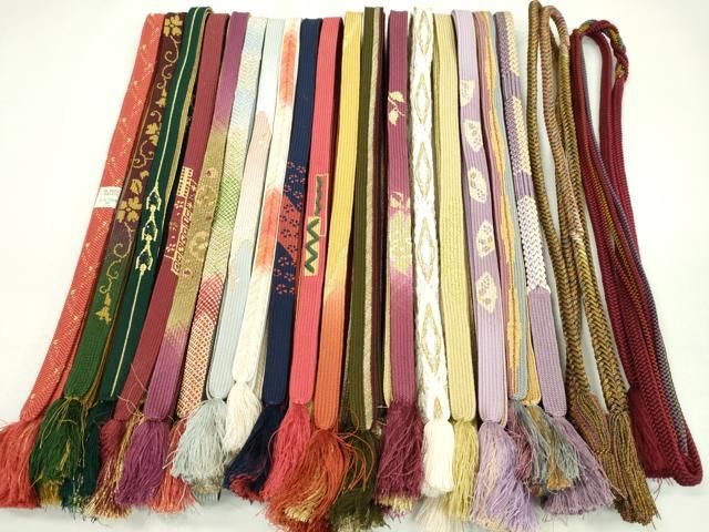 平和屋着物○和装小物 帯締め10本セット 銀座くのや 手組紐