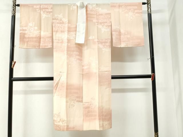 平和屋着物○長襦袢 無双仕立て 辻が花地紋 暈し染め 正絹 逸品