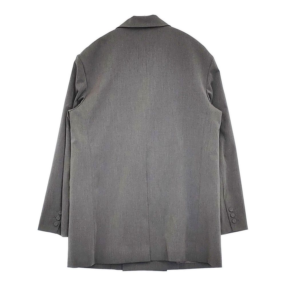 adam et Rope ダブルブレストジャケット サイズ38 定価24200円 GAV-05000-A テーラードジャケット 25SS グレー レディース アダムエロペ【中古】5-1108M♪ adam et Rope ダブルブレストジャケット サイズ38 定価24200円 GAV