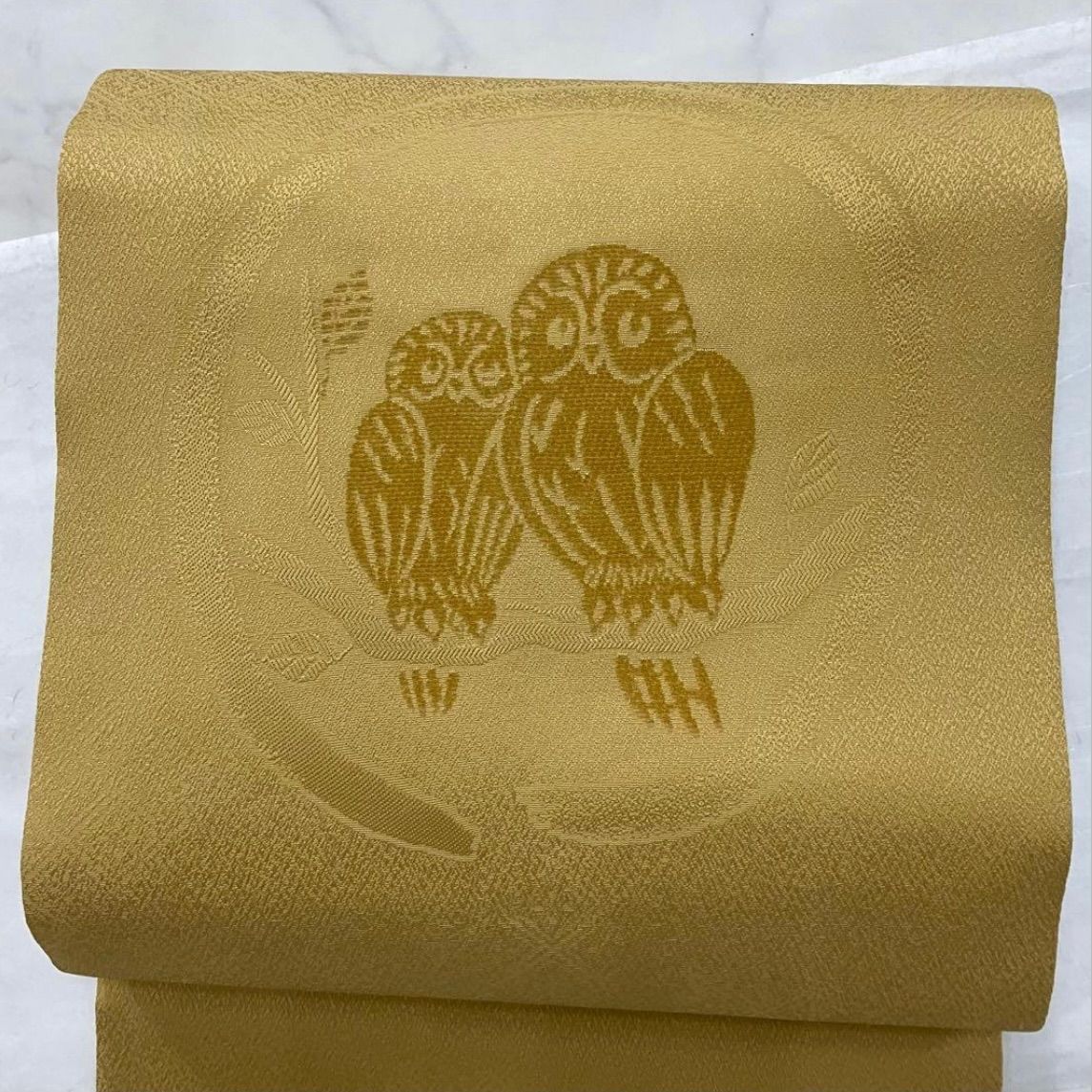 平和屋着物□極上 本加賀友禅作家 北村比呂志 九寸名古屋帯 鴛鴦 薄い