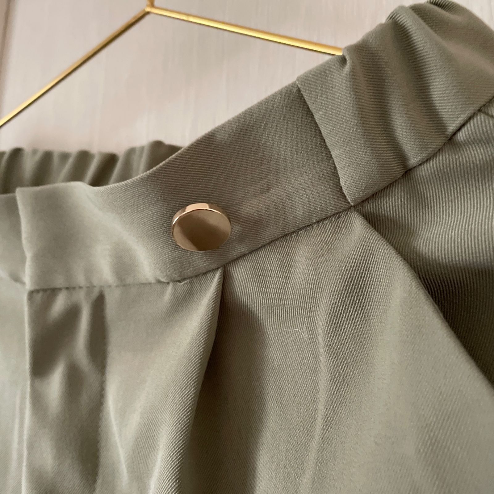 elura エルーラ カーキパンツ pants ボトム bottom ボトムス 無地 お呼ばれ デート オフィスカジュアル 食事会 - メルカリ