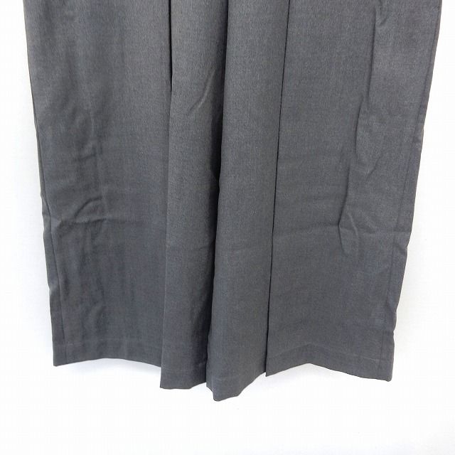 クラネ CLANE タグ付き ワイド タック ハイウエスト パンツ ロング