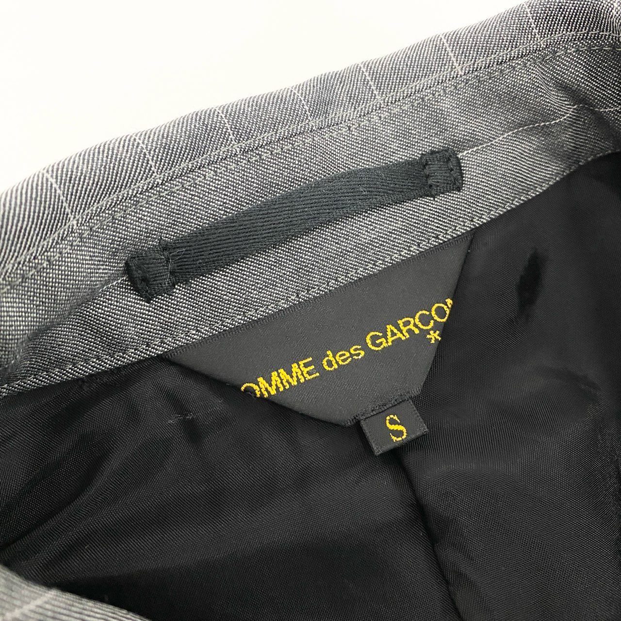 4k23 COMME des GARCONS コムデギャルソン AD2016 変形ジャケット デザインジャケット サイズS グレー レディース ...