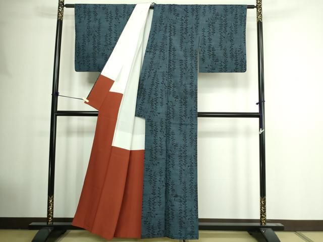 平和屋着物□上質な紬 枝花文 正絹 逸品 DAAY7725sf - メルカリ