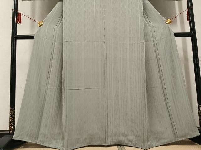 平和屋着物○無地絵羽訪問着 木賊地紋 色無地 蕎麦切色 正絹 逸品
