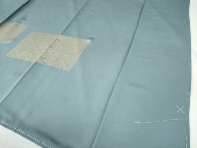 平和屋着物○訪問着 竹屋町刺繍 色紙吉祥南天蔦の葉文 金彩 正絹 逸品